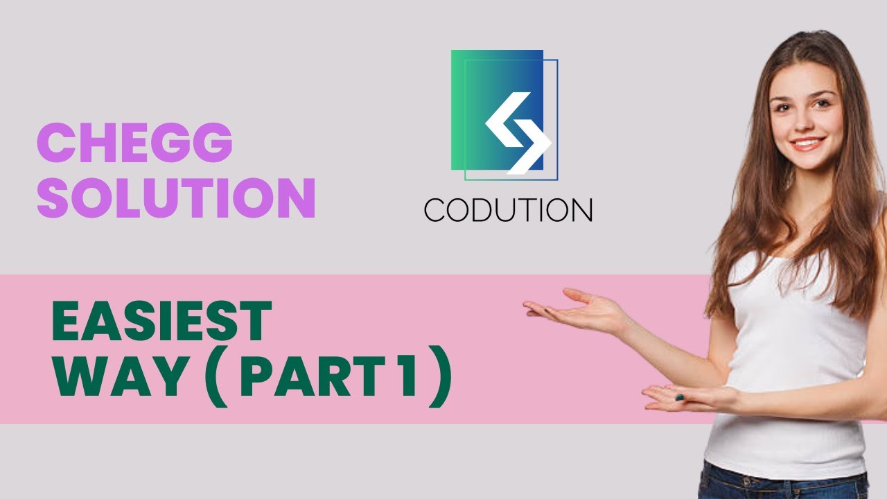 How to solve questions on Chegg || Part 1