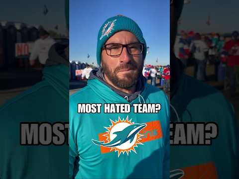 What team do Miami Dolphins fans HATE most??? #dolphins #bills #patriots #nfl #shorts