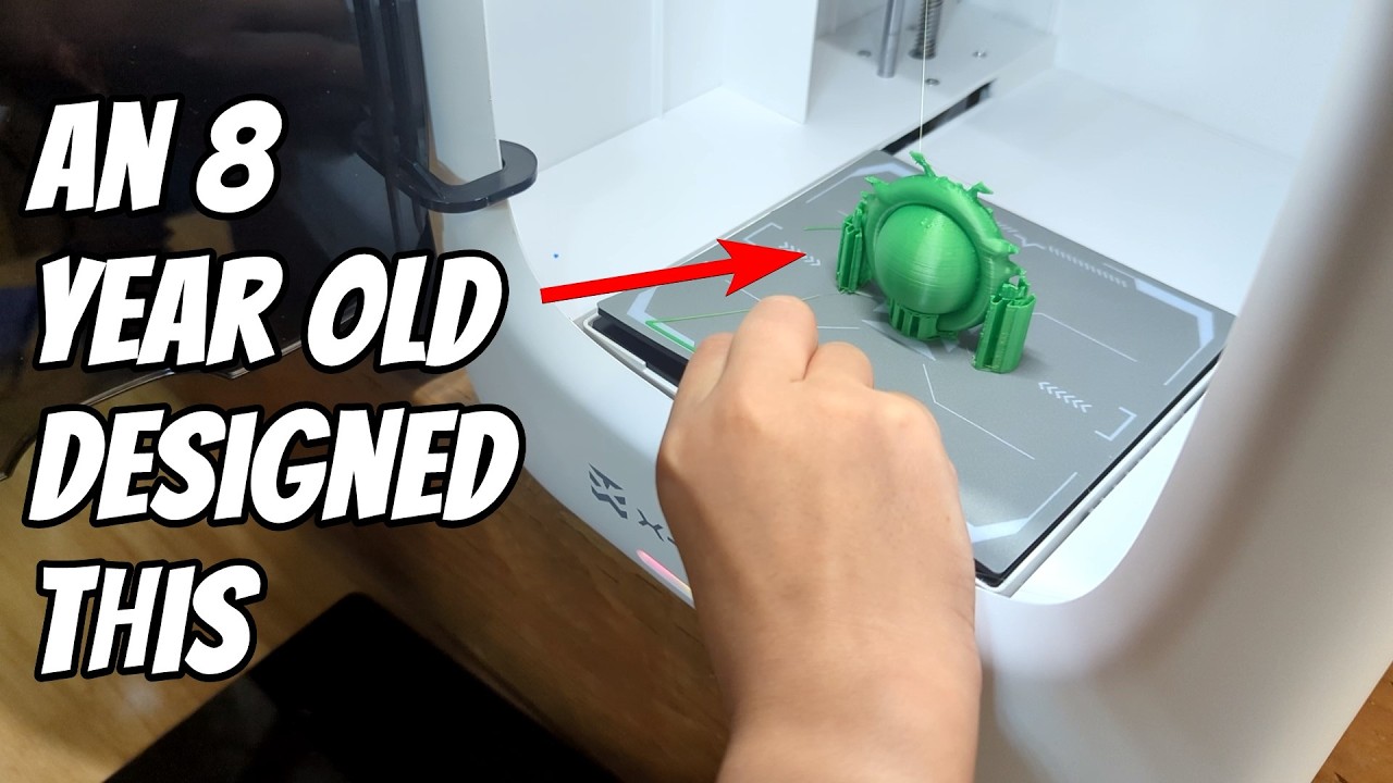 This is the best 3D printer I have seen for kids! AOSEED X-Maker Joy