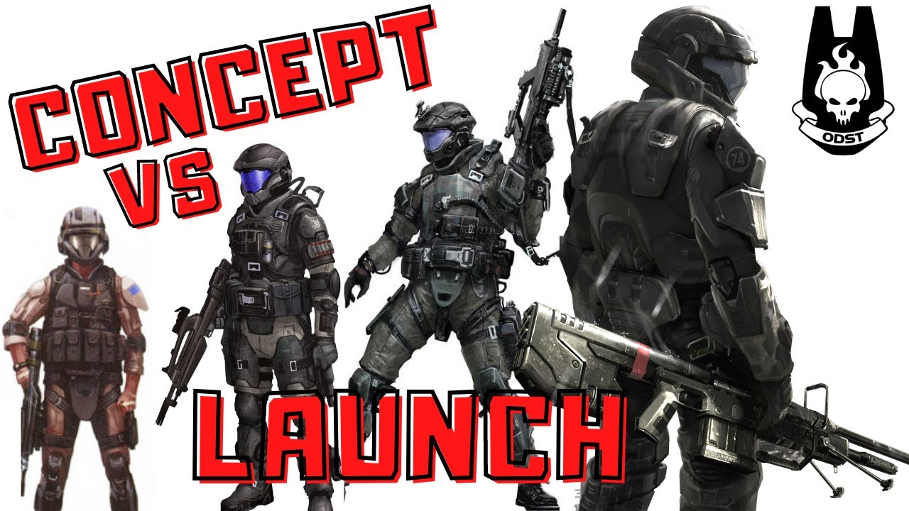 Halo Concept Art Evolution - The ODST
