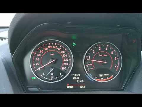 BMW 116i F21 0-100km/h stage 1 manual mode