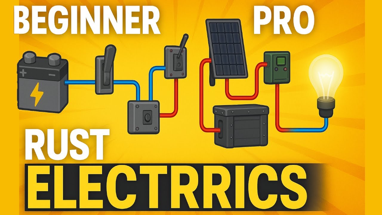 🔌🌩 RUST | Electricity guide | Beginner to PRO in 10 minutes 🔌🌩