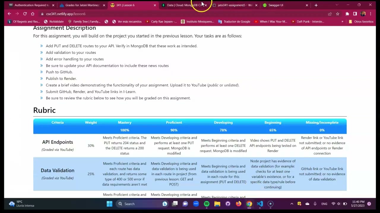 CSE341: Lesson 6: Validation & Error Handling