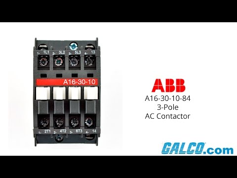 ABB A16-30-10-84 3-Pole Contactor