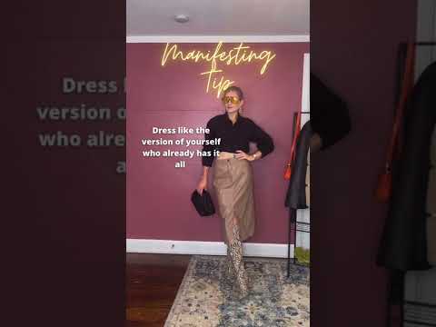 Learn how I manifested my dream life w/ clothes (link below) #manifesting #stylingtips #fallstyle