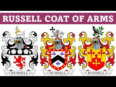 Russell Coat of Arms & Family Crest - Symbols, Bearers, History