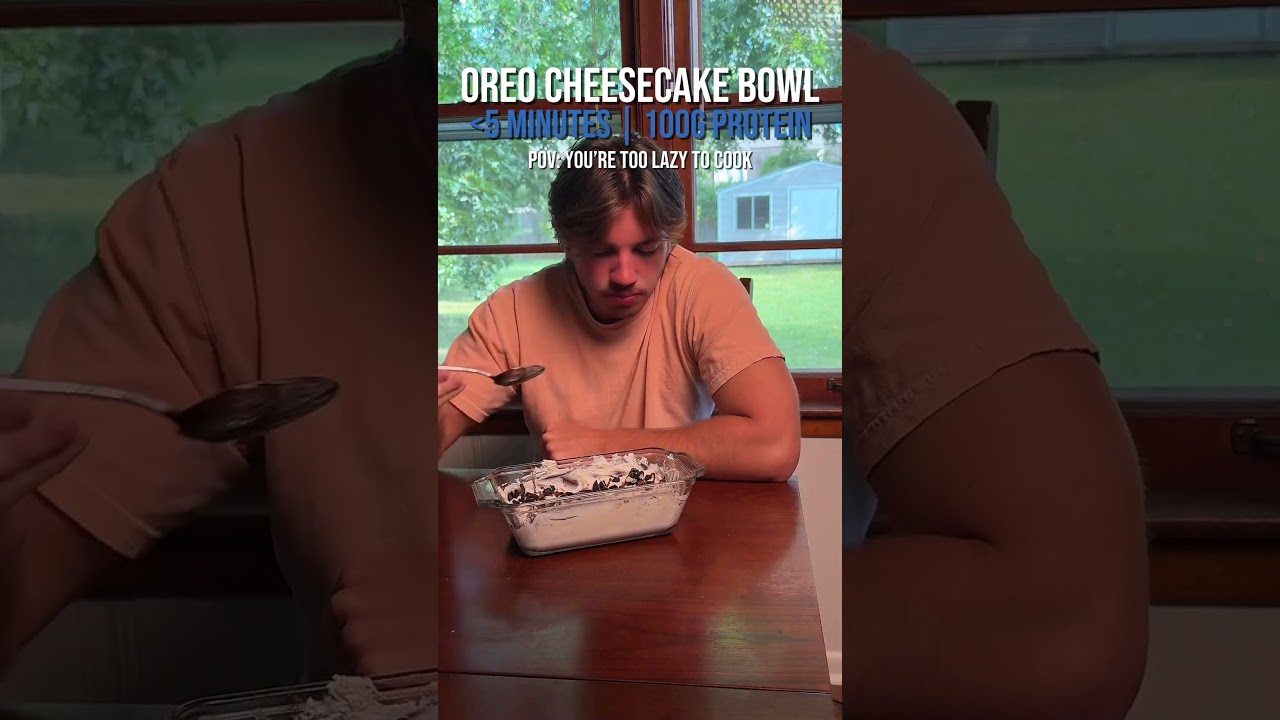 Protein Oreo cheesecake