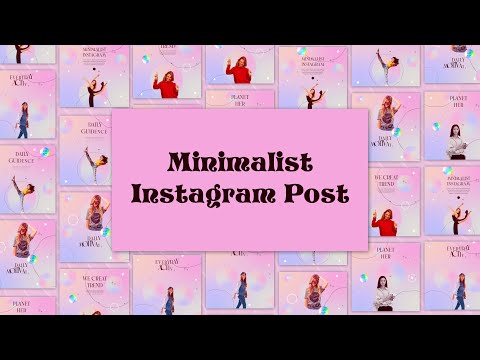 Minimalist Gradient Instagram Post After Effects Templates | Free Download Intro AE Templates