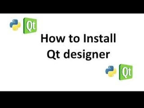 How to install PyQt designer