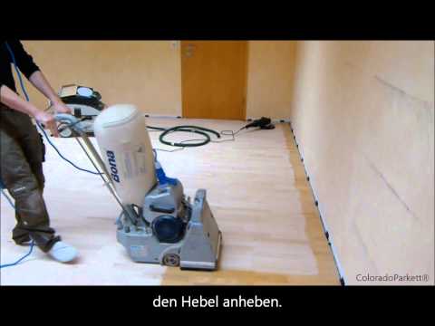 Parkett schleifen - So geht's richtig (Tutorial)