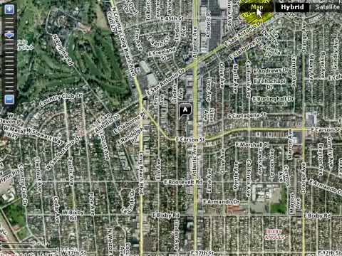 Yahoo Mapping Software Basic Controls Demonstration