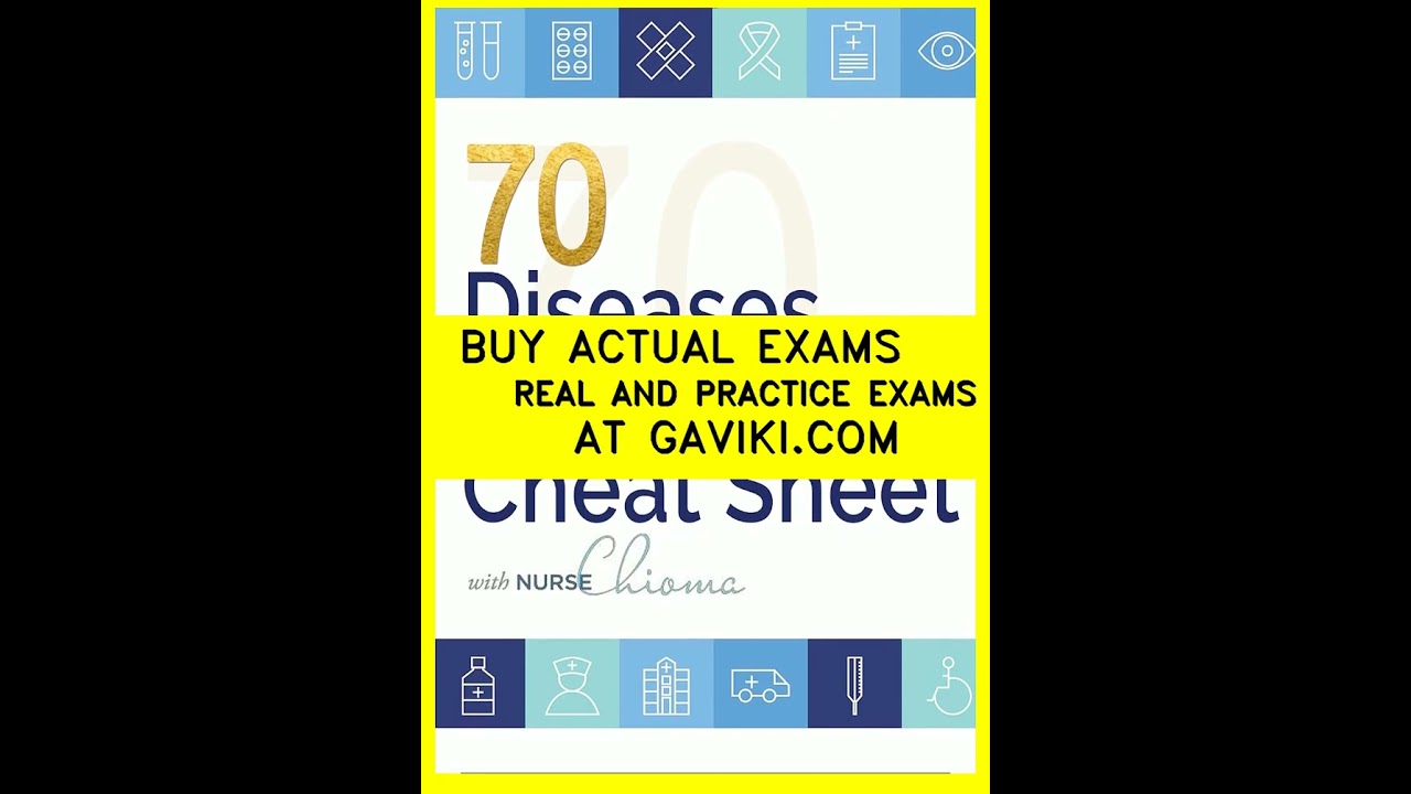70 Diseases Conditions Nclex Cheat Sheet 2 with Nurse Chioma 2024 Update 100 Complete Solution Guara