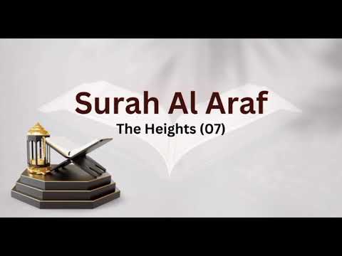 Surah al araf only English translation|understand quran in English