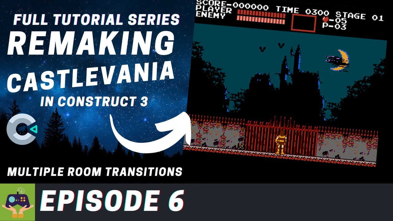 Construct 3 Tutorial - Remake Castlevania Series E6