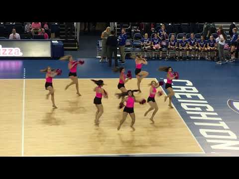 Creighton Dance Team Performance Volleyball 09/18
