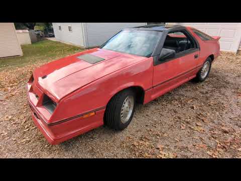 Factory T-Tops: 1986 Dodge Daytona Turbo Z | Barn Finds