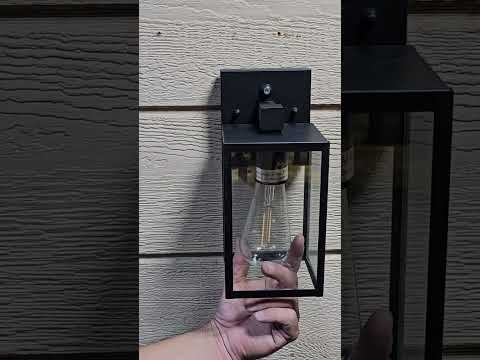 WIHTU Dusk to Dawn Outdoor Lighting Fixtures Wall Mount