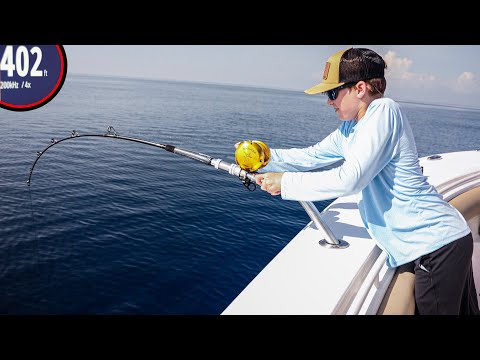 120 MILES OFFSHORE FISHING 400 FEET! | GULF OF MEXICO