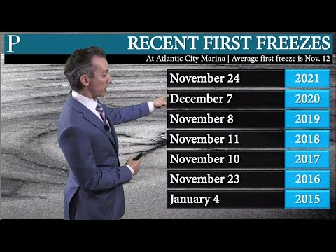 South Jersey's Tuesday night forecast with Meteorologist Joe Martucci