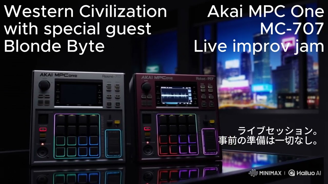 WesternCiv9 feat. Special Guest Blonde Byte - Soma Pulse.  Live Jam. 中佐!