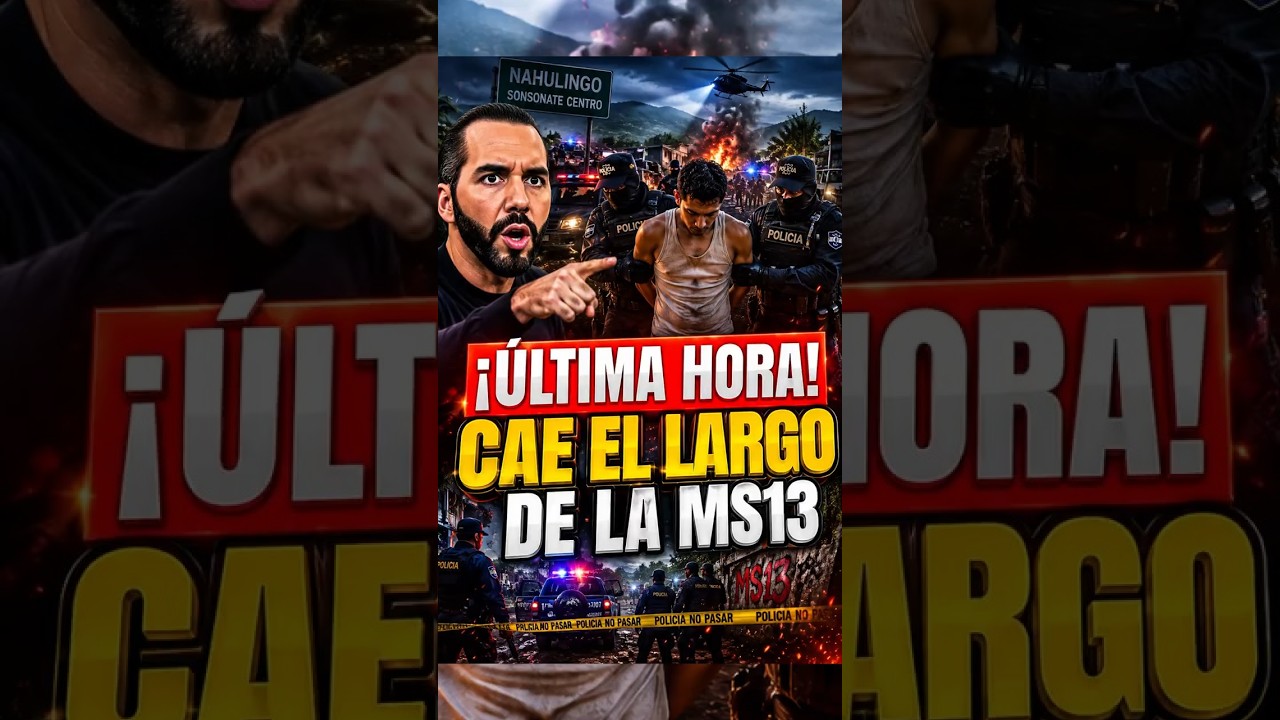 ⏰🇸🇻 ÚLTIMA HORA:⚠️ IMPACTANTE operativo en Sonsonate: así cayó alias “El Largo” 💥