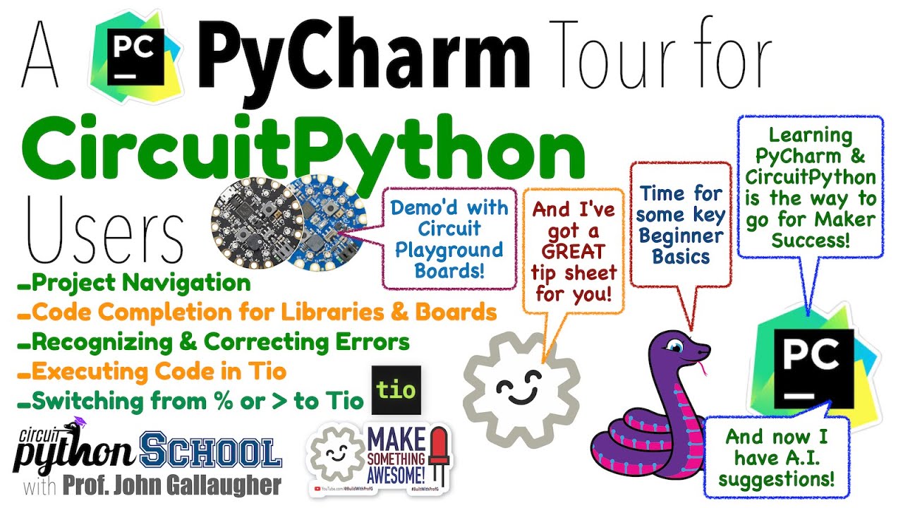 Mastering CircuitPython in PyCharm: Tips, Tio, and Error Correction (CircuitPython School)