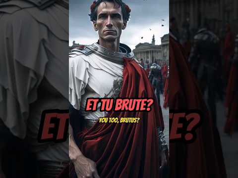 The TRUTH behind Julius Caesar's LAST WORDS
