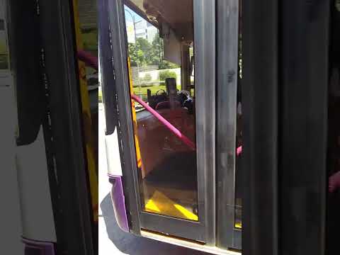 Shiny! SBS Transit Scania K230UB Euro 5 Departing bus stop with red wheel nuts SBS8711