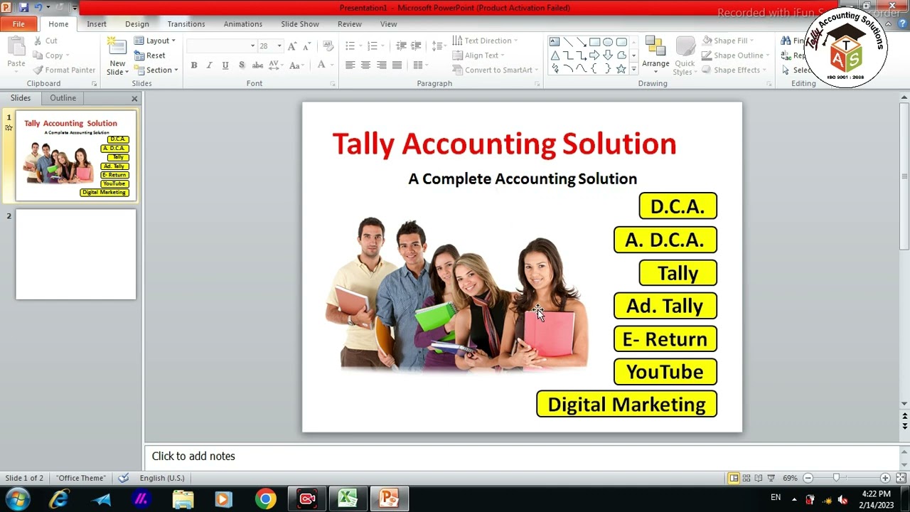 Ms Powerpoint Complete Tutorial. #DCA Complete Course