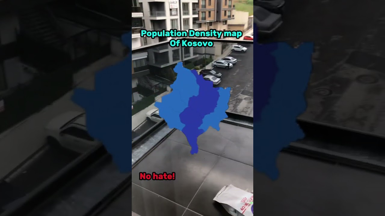 Population Density map of Kosovo #map #maping #mapping #europe #kosovo