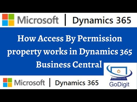 How Access By Permission property works in Dynamics 365 Business Central