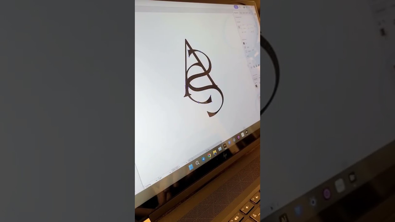 Design with us ✨️  The letters A+S as a logo. Which letters should we try next?