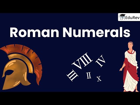 Roman Numerals Video Lecture - Mathematics for Class 4