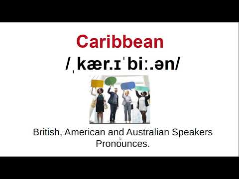 How to Pronounce Caribbean