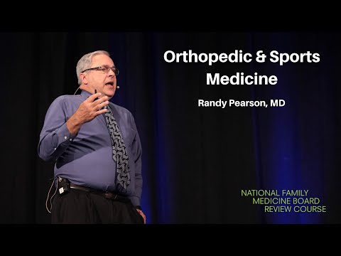 Orthopedic & Sports Medicine | The National Family Medicine Board Review Course