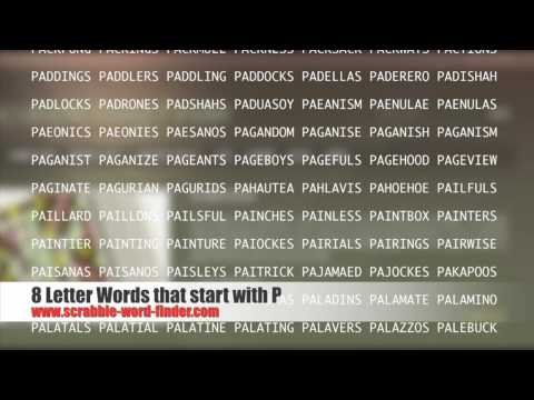 8 letter words that start with P