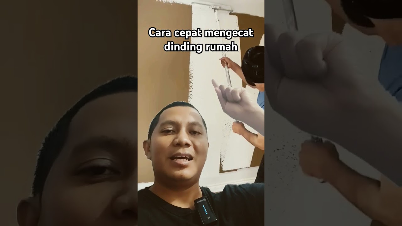 How to quickly paint house walls