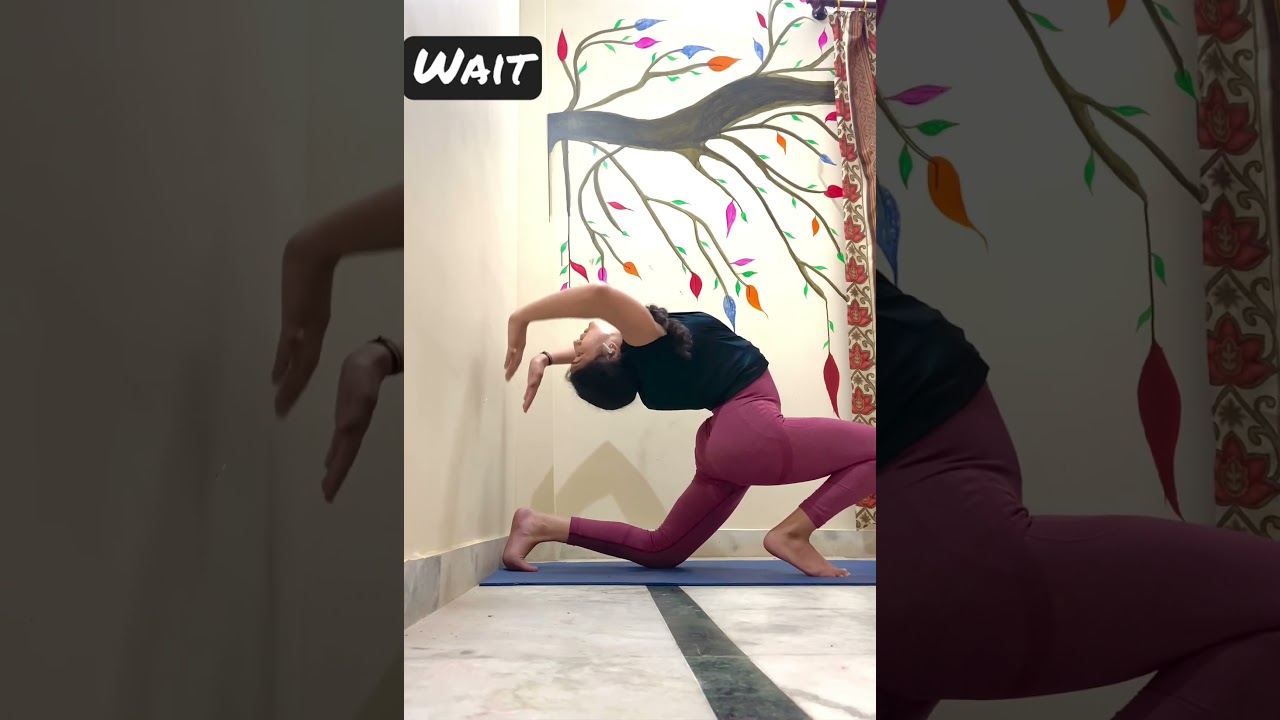 Back bending pose 🧘‍♀️￼😊#shorts #backbendingpose  #SHORTS