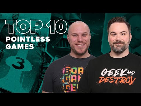 Top 10 Pointless Games | Board Game Videos