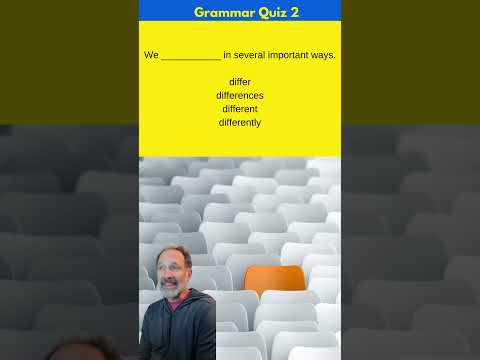 Word families quiz 2! #partsofspeech #wordfamilies #difference #different #noun #verb