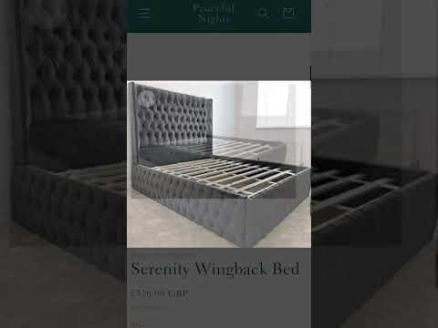 Wingback Beds. www.peacefulnights.co.uk
