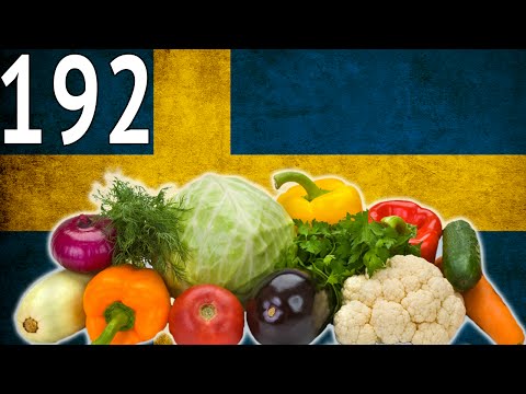SWEDISH NAMES FOR VEGETABLES part 1 - 10 Swedish Words #192