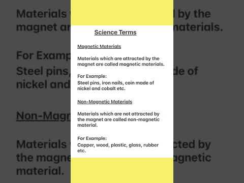 Magnetic & Non- Magnetic Material