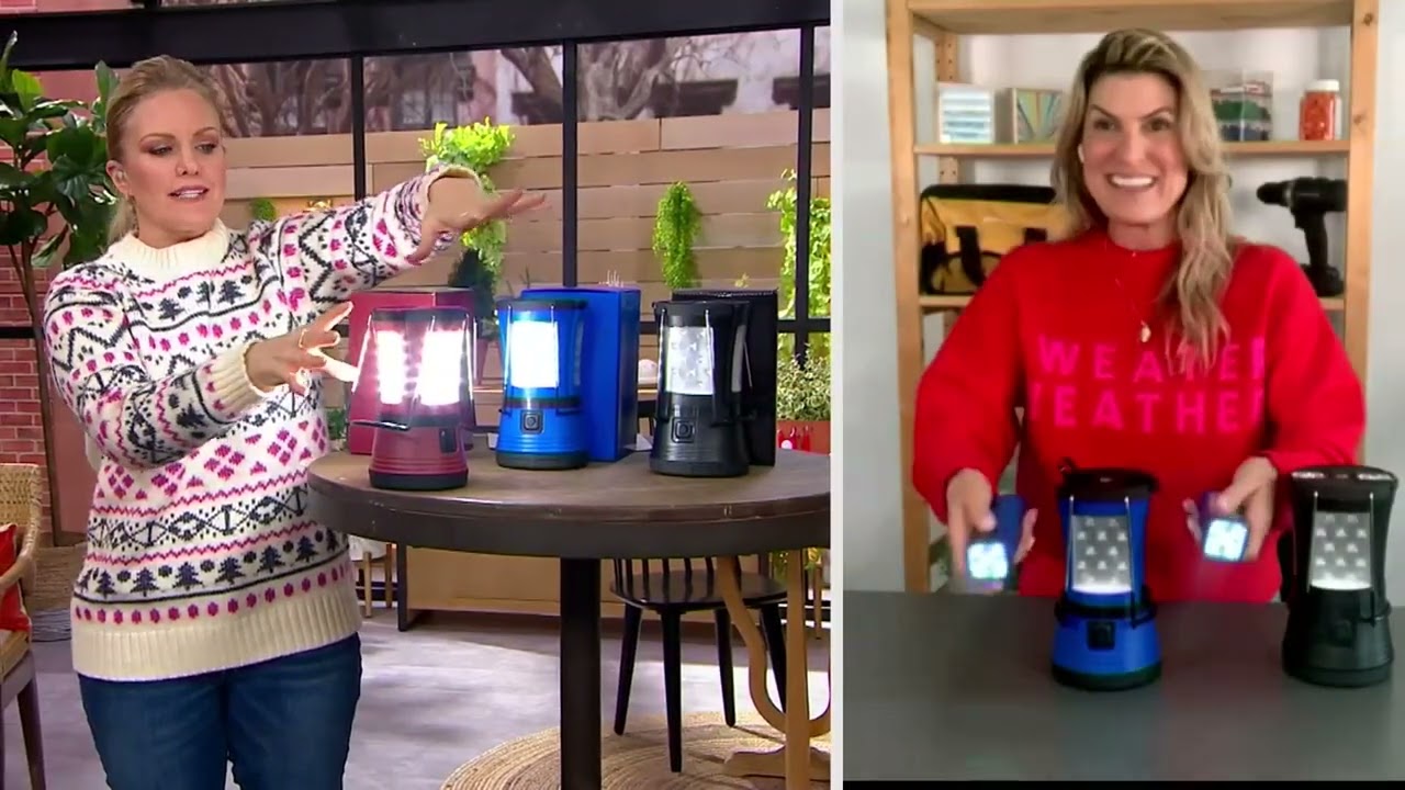 BrightEase Lantern with Removeable Flashlights on QVC