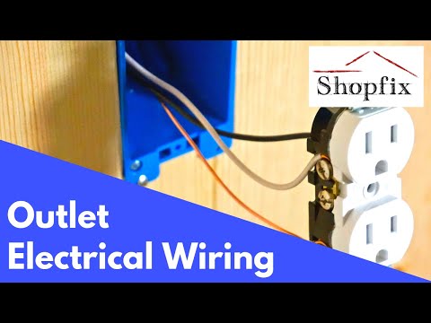 How to Install an Outlet From a Junction Box - Electrical Wiring