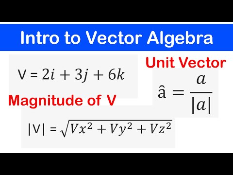 🔶01 - Intro to Vector Algebra | Scalar and Vector Quantities , Directed Line Segment, Magnitude of V