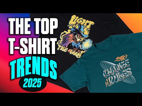 The Top T-Shirt Design Trends for 2025