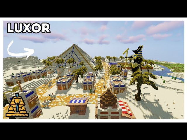 Minecraft Ancient Egyptian Village - Luxor Minecraft Map