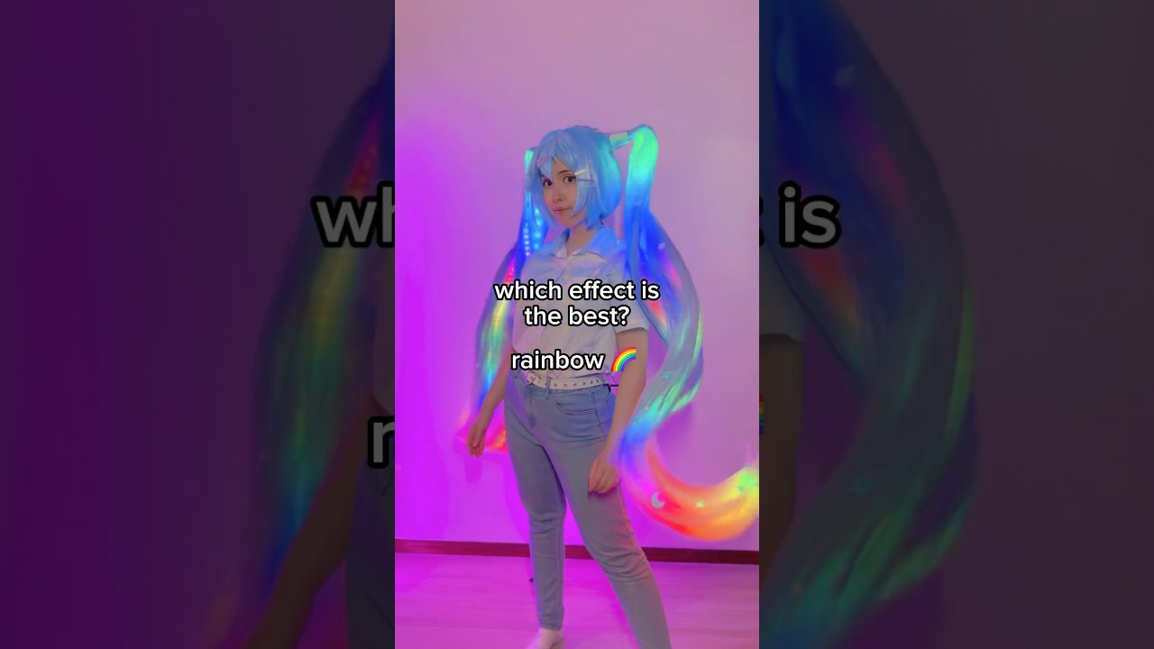 choose your favorite! #led #wig #初音ミク #コスプレ #hatsunemiku #cosplay