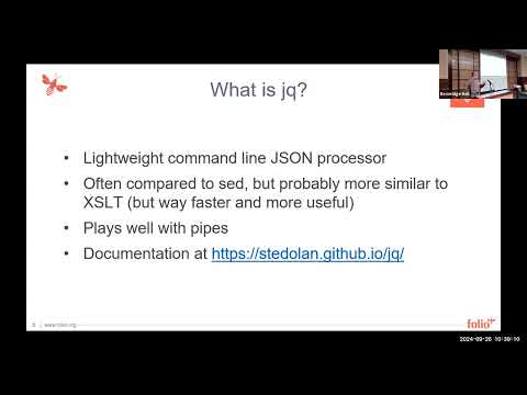 Simplifying FOLIO work with jq